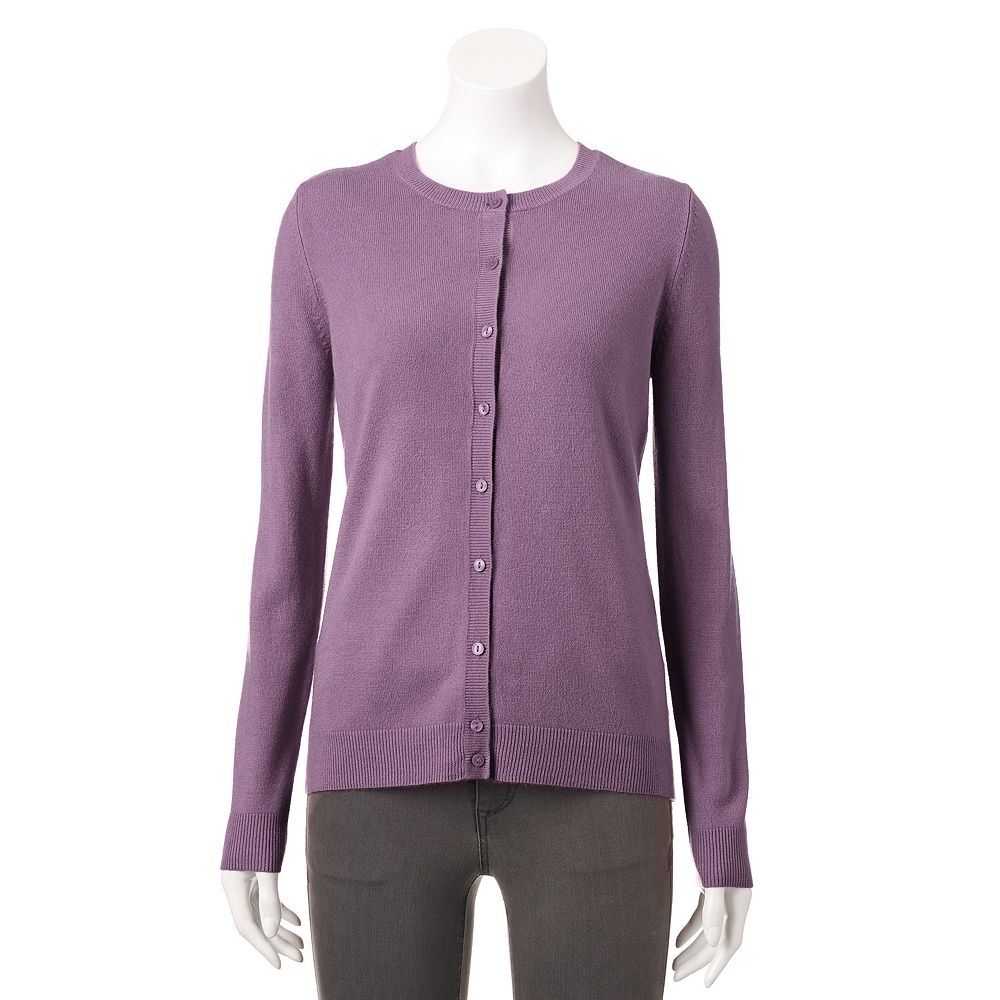 Women's Croft & Barrow® Essential Cozy Cardigan Sweater