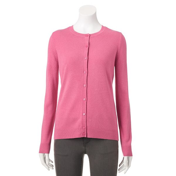 Women's Croft & Barrow® Essential Cozy Cardigan Sweater