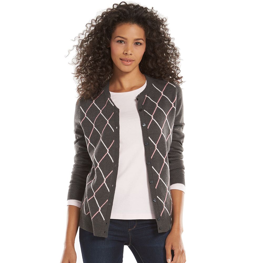 Women's Croft & Barrow® Essential Cozy Cardigan Sweater