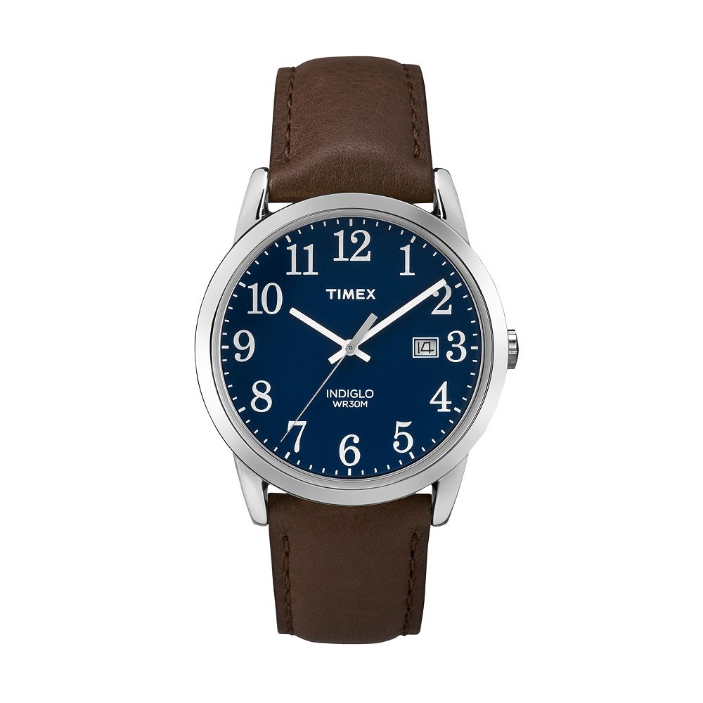 Timex® Men's Easy Reader Leather Watch - TW2P759009J