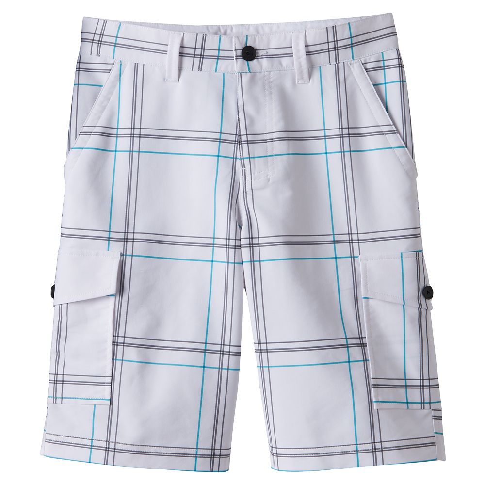 Boys 8-20 Tony Hawk® Printed Plaid Cargo Shorts