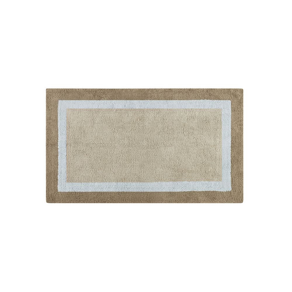 Madison Park Eastridge Cotton Tufted Boarder Bathroom Rug