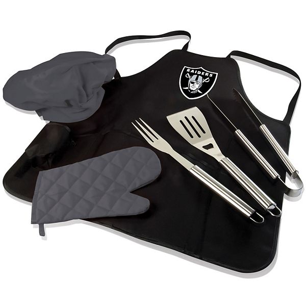 Picnic Time Oakland Raiders BBQ Apron & Tote