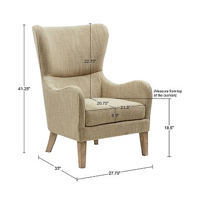 Madison park leda swoop wing chair store