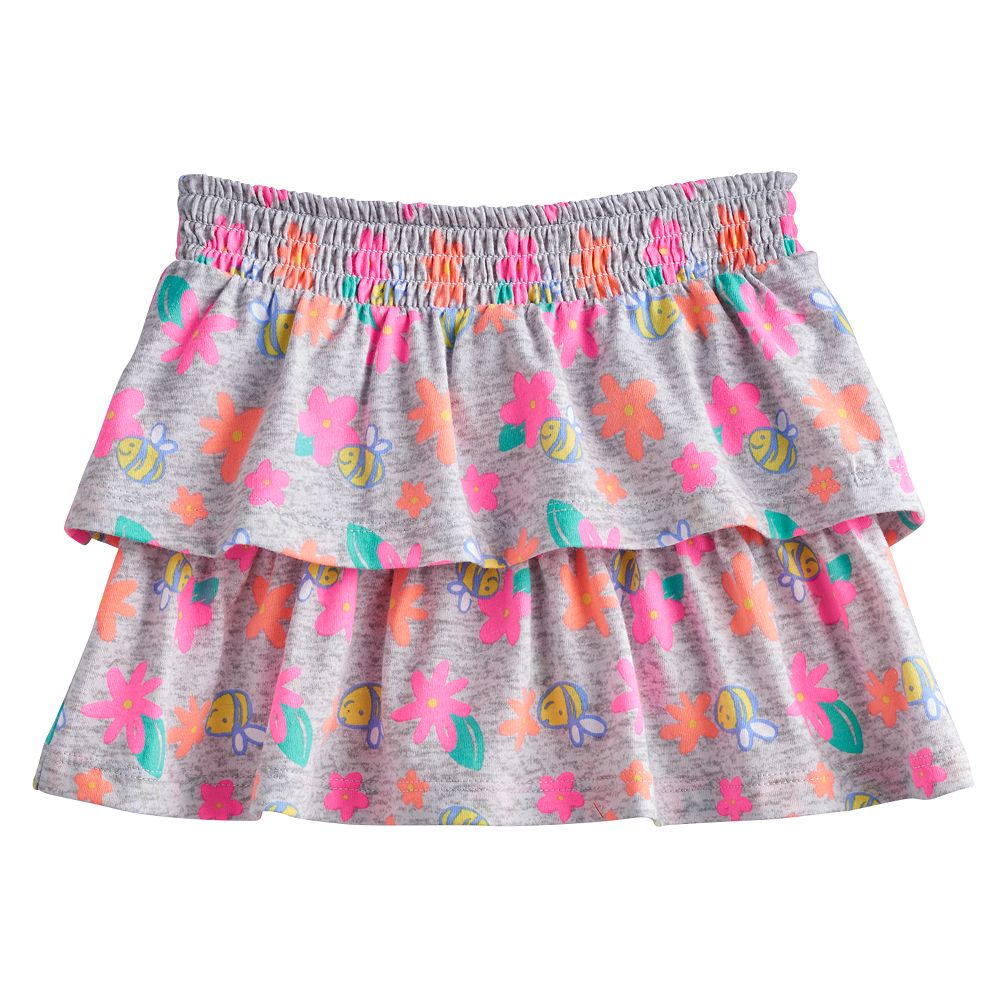 Baby Girl Jumping Beans® Printed Tiered Skort