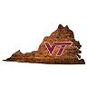Virginia Tech Hokies Distressed 24" x 24" State Wall Art