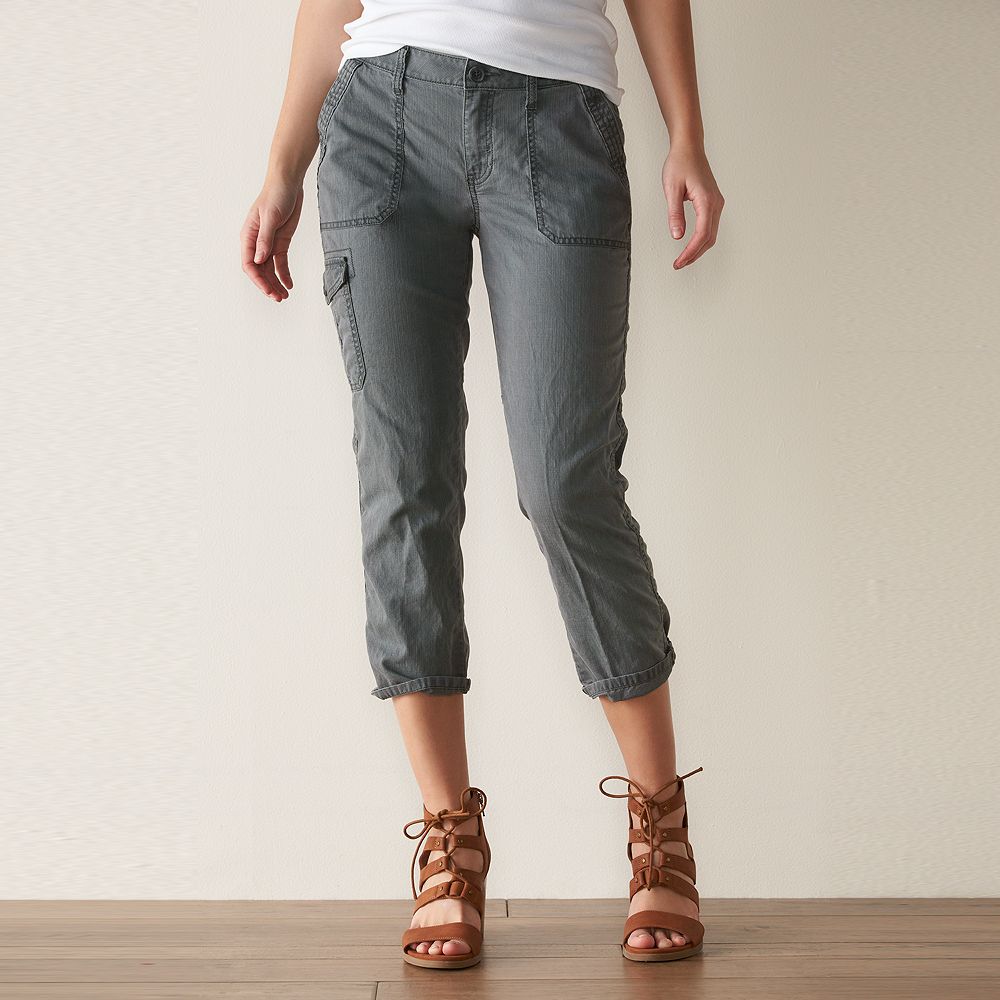 Women's Sonoma Goods For Life® Cuffed Cargo Capris