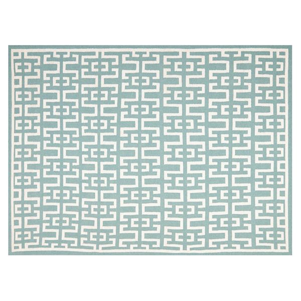 Safavieh Dhurries Greek Key Handwoven Flatweave Wool Rug