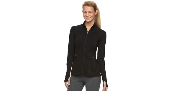 Womens Tek Gear® Dry Tek Shapewear Running Jacket