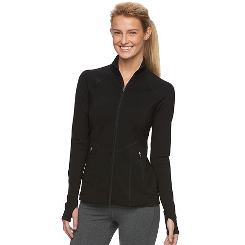 Womens Tek Gear® Dry Tek Shapewear Running Jacket