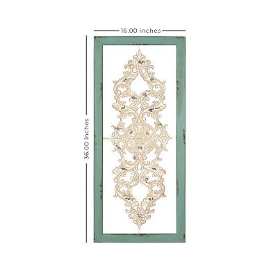 Stratton Home Decor Scroll Panel Metal Wall Decor