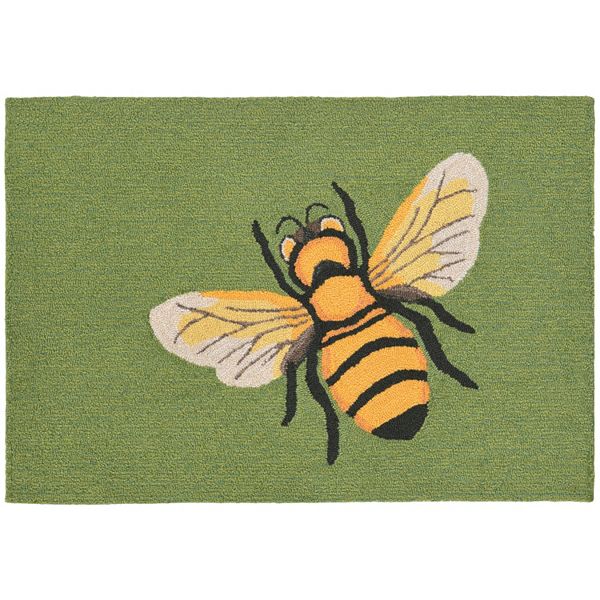 Liora Manne Frontporch Bee Indoor Outdoor Rug
