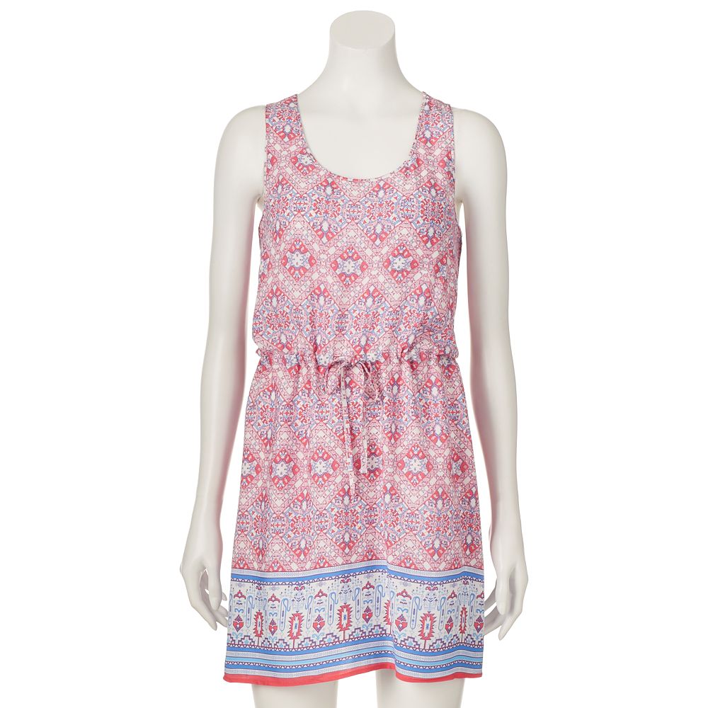Juniors' Pink Republic Shirtdress
