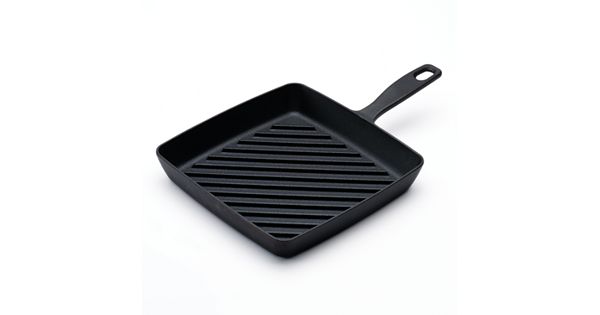 Food Network™ 9.8-in. Pre-Seasoned Cast-Iron Grill Pan