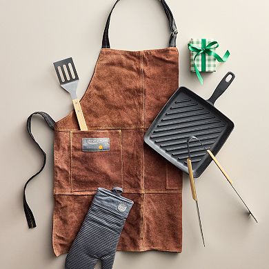 Food Network™ 9.8-in. Pre-Seasoned Cast-Iron Grill Pan