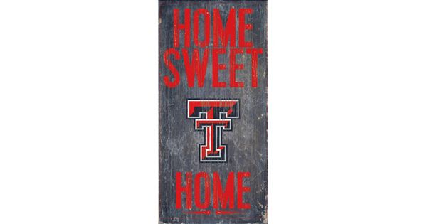 Texas Tech Red Raiders Sweet Home Wall Art