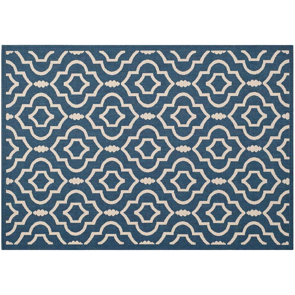 Safavieh Courtyard Clover Canyon Quatrefoil Indoor Outdoor Rug