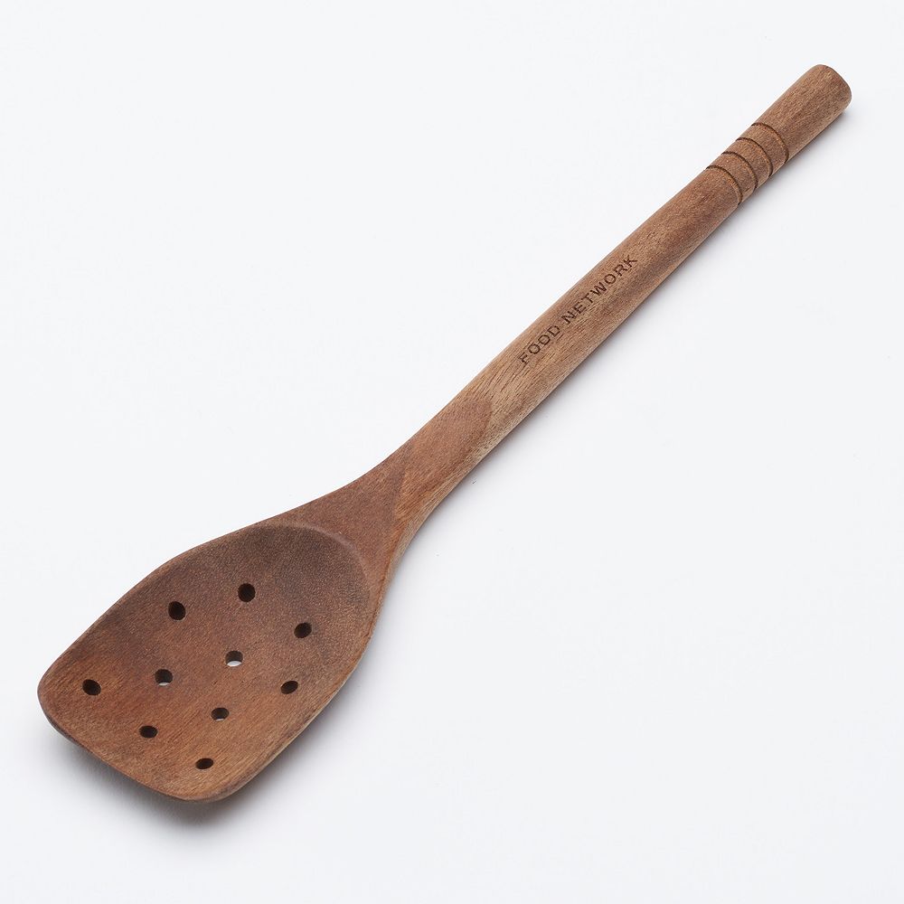 Food Network™ 12.68-in. Acacia Wood Slotted Spoon
