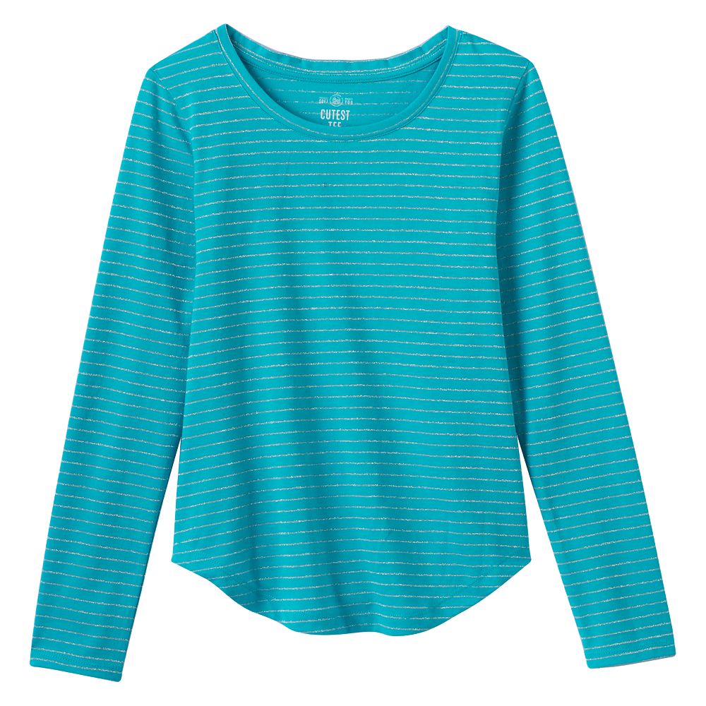 Girls 7-16 SO® Perfectly Soft Rounded-Hem Tee