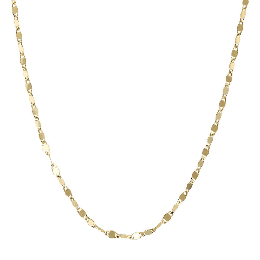 Everlasting Gold 14k Gold Valentino Chain Necklace