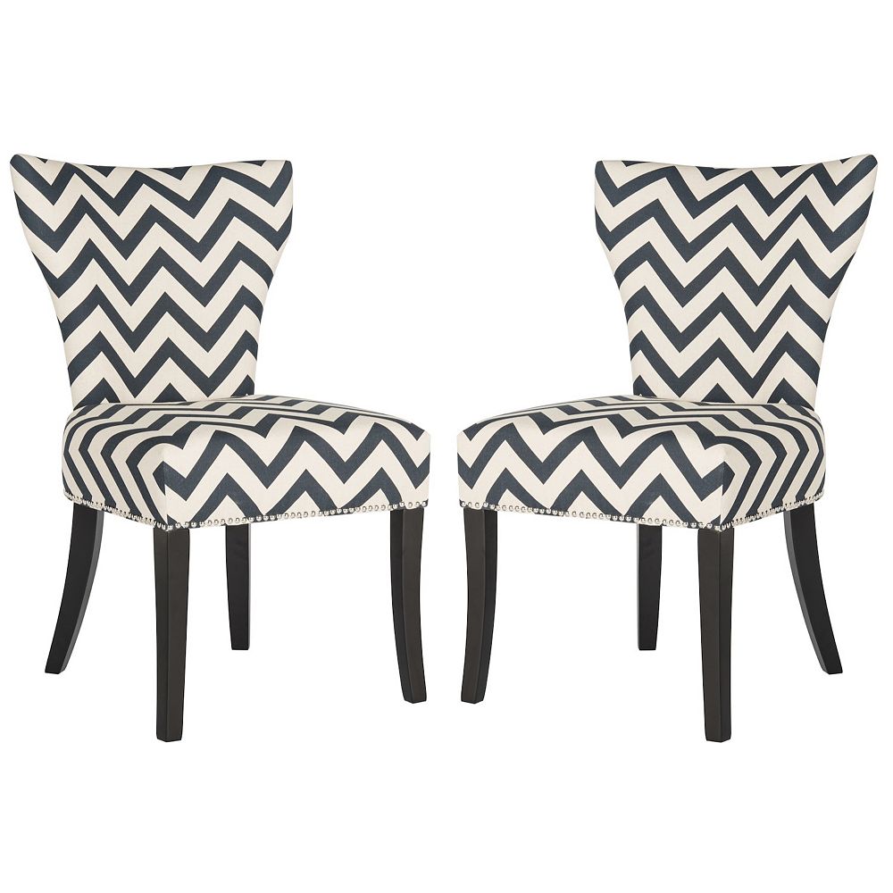 Safavieh Jappic Chevron Accent Chair 2-piece Set