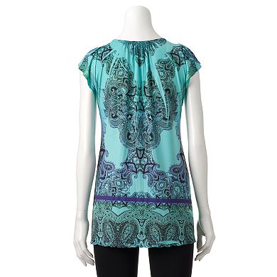 Women's World Unity Sublimation Medallion Top