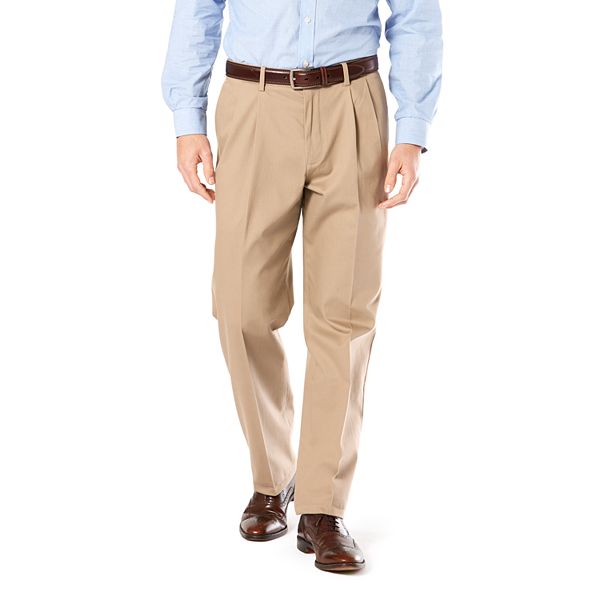 Men's Dockers® Relaxed-Fit Signature Stretch Khaki Pants - Pleated D4
