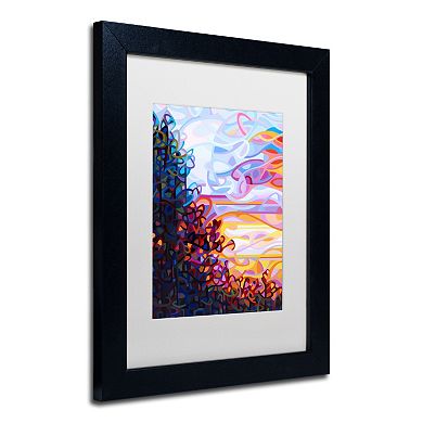 Trademark Fine Art Crescendo Black Framed Wall Art