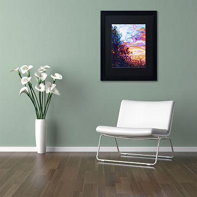 Trademark Fine Art Crescendo Black Framed Wall Art