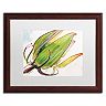 Trademark Fine Art Flower Pod Wood Finish Framed Wall Art