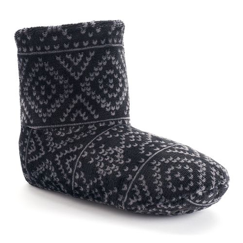 Women's Cuddl Duds Gripper Boot Slippers