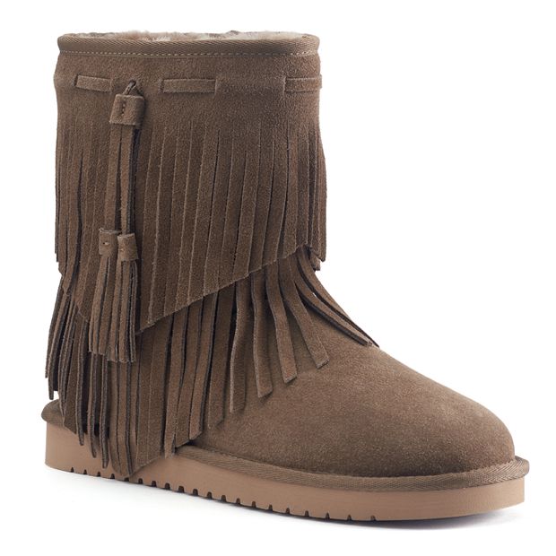 Koolaburra fringe ugg boots store
