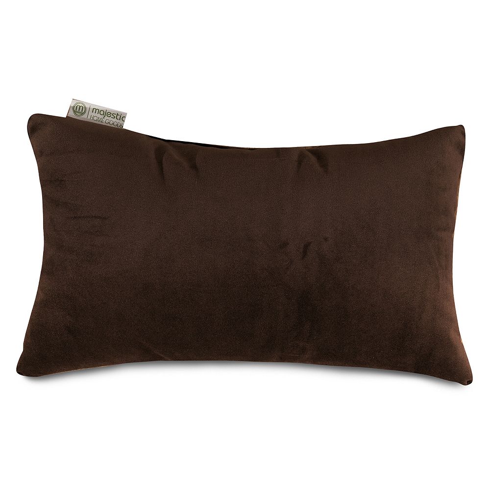 Majestic Home Goods Velvet Oblong Throw Pillow