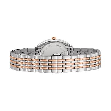 Bulova Women’s Classic Two-tone Stainless Diamond Accent Bracelet Watch ...