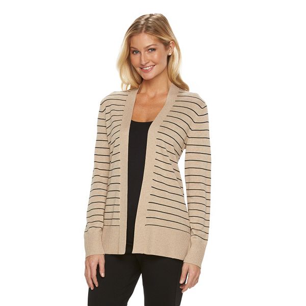 Women's Croft & Barrow® Essential Open Front Cardigan