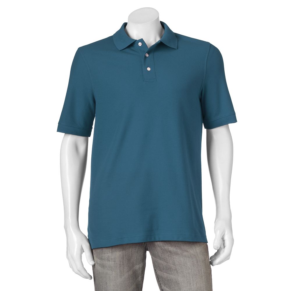 Big & Tall Croft & Barrow® Performance Pique Polo