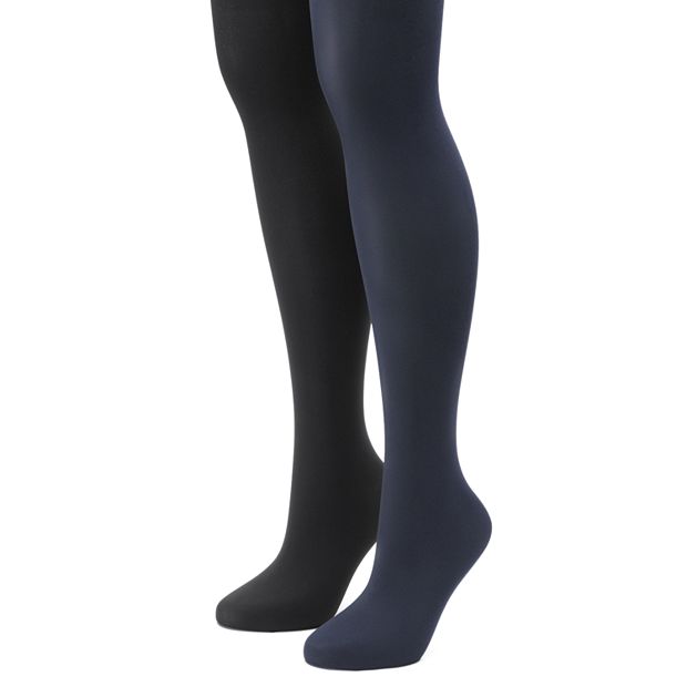 Women s Apt. 9 2 pk. Solid Tights