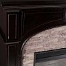 Knapp Faux Stone Electric Fireplace