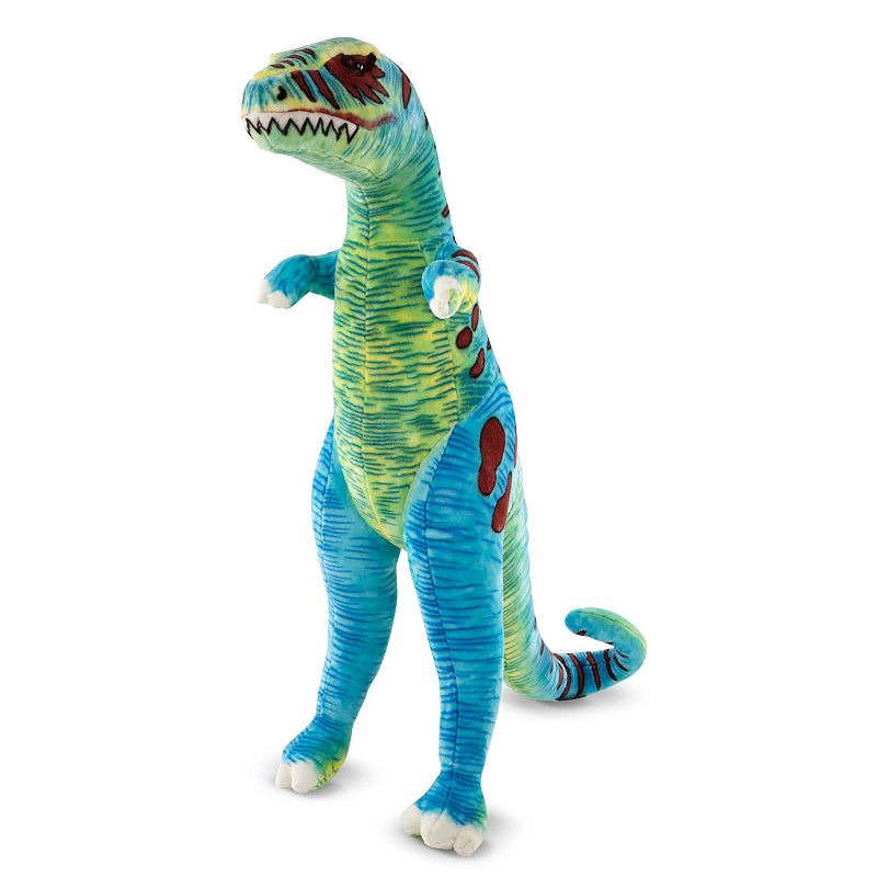 Melissa & Doug Jumbo T-Rex Dinosaur - Lifelike Stuffed Animal (over 4 ...