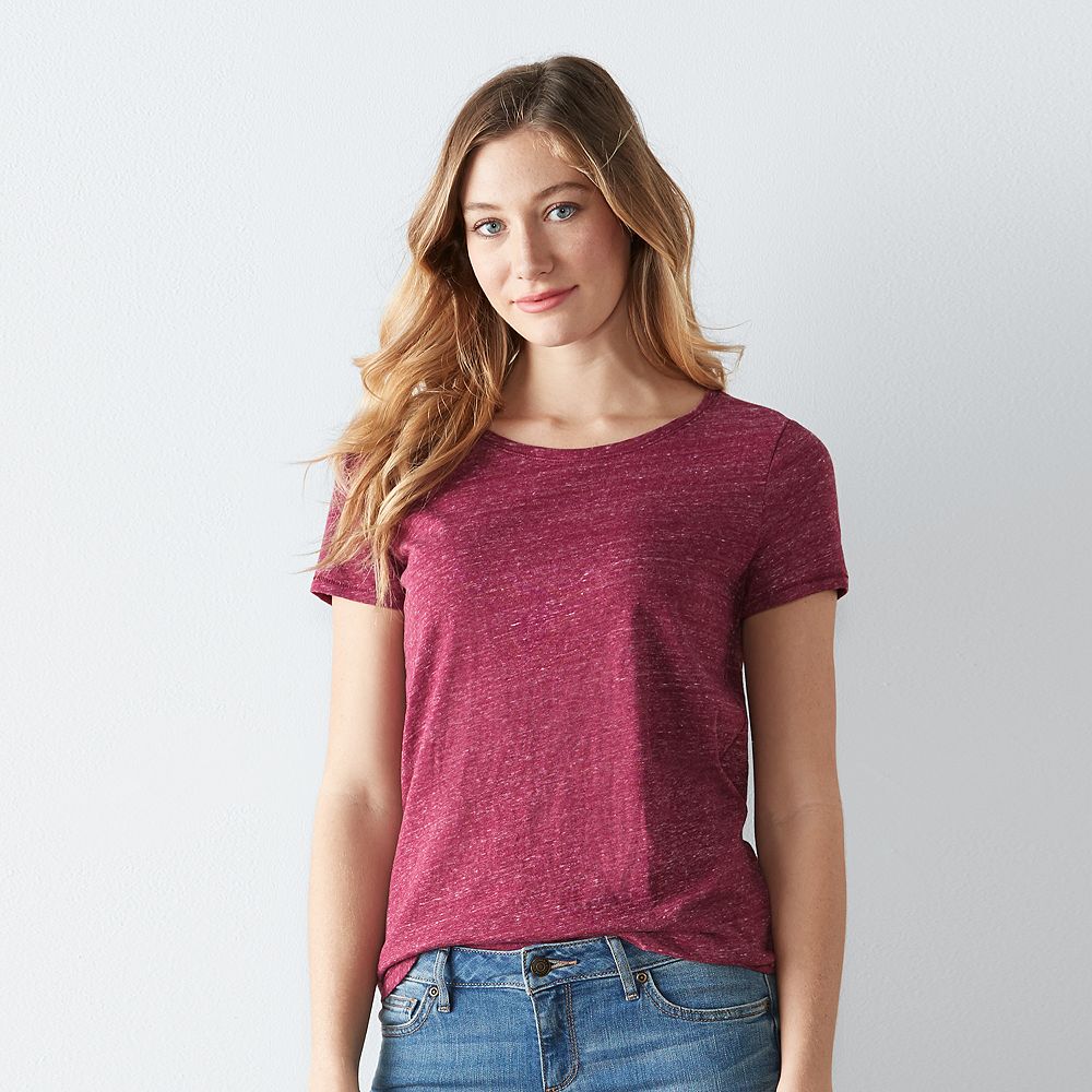Women's Sonoma Goods For Life® Essential Marled Tee