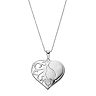 Sentimental Expressions Sterling Silver Cubic Zirconia Daughter Heart ...
