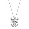 Sentimental Expressions Sterling Silver Cubic Zirconia Angel of ...