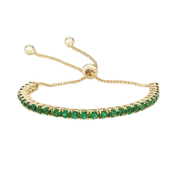 Kohls emerald bracelet store