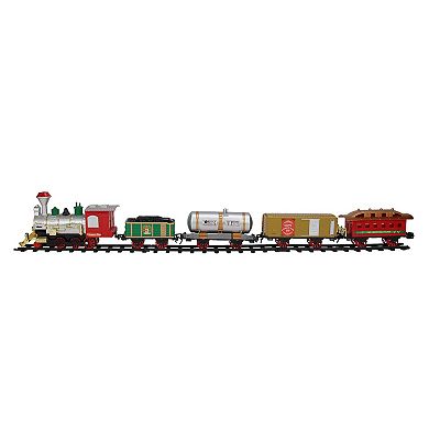 17-Piece Battery Operated Lighted & Animated Christmas Express Train Set