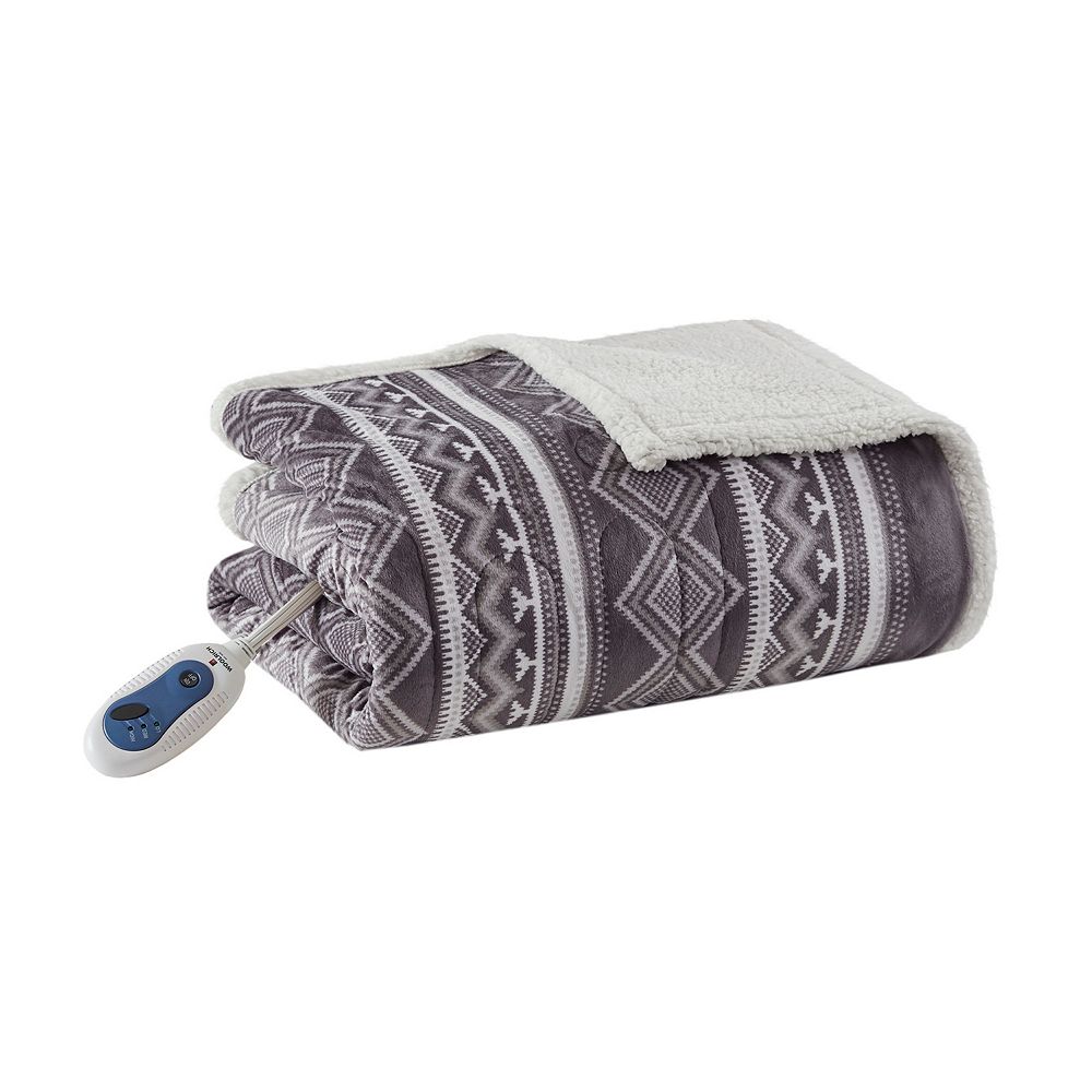 Woolrich Anderson Oversized Electric Heated Throw Blanket