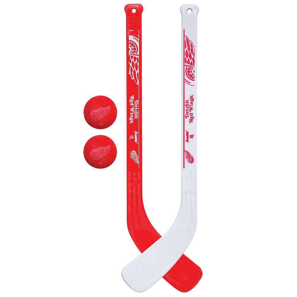 Franklin Sports Detroit Red Wings Mini Hockey Player Set