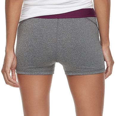 Juniors' SO® Mesh Insert Compression Shorts