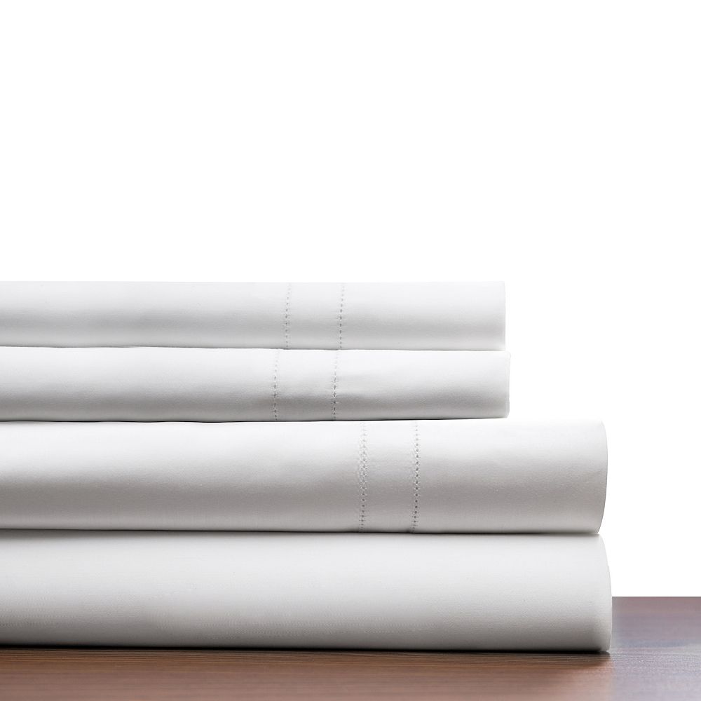 Pointehaven 620 Thread Count Cotton Sateen Sheet Set or Pillowcase Pair