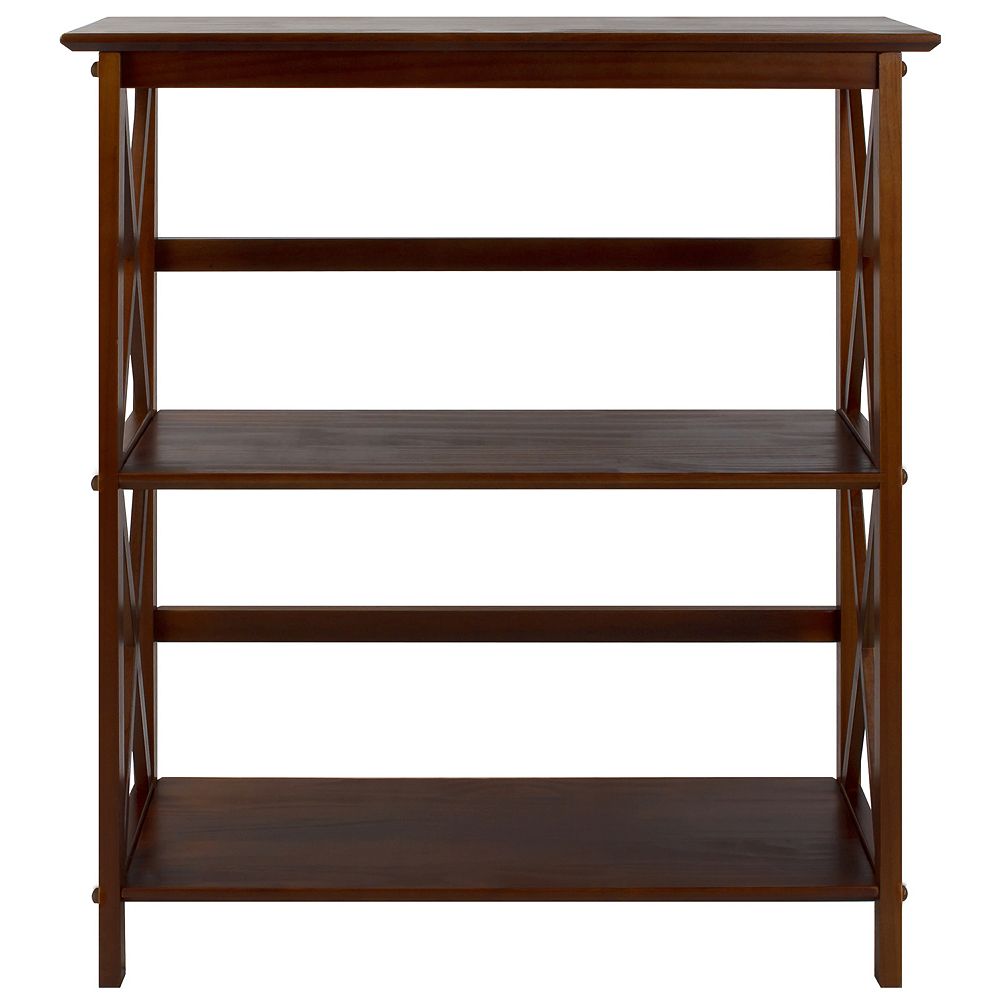 Casual Home Montego 3-Shelf Bookcase