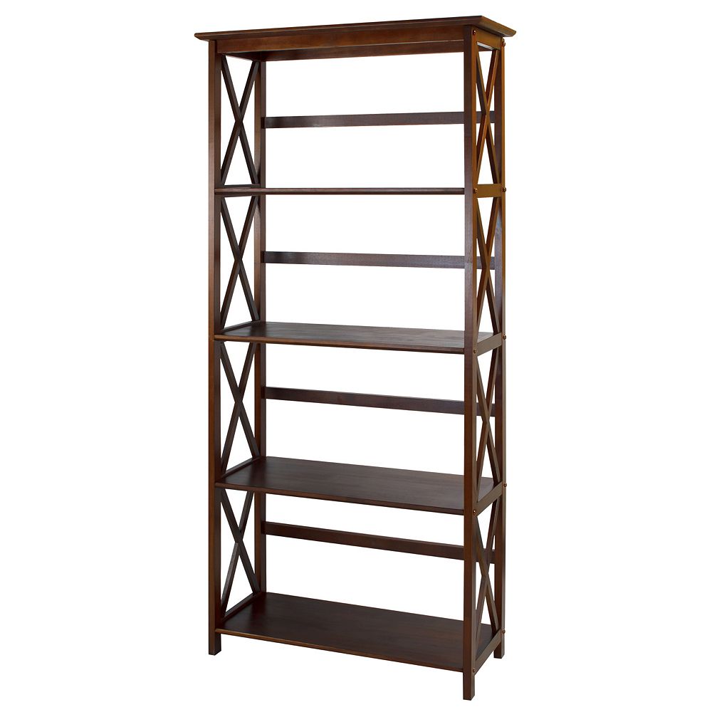 Casual Home Montego 5-Shelf Bookcase